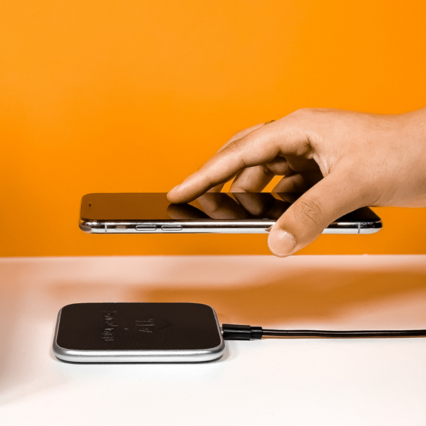 Leather Charging Pad - Business Collection - Black - TouchDown Charging